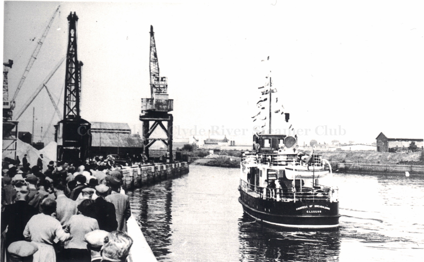 Countess of Breadalbane - 9th May 1959 - CRSC : Clyde River Steamer Club