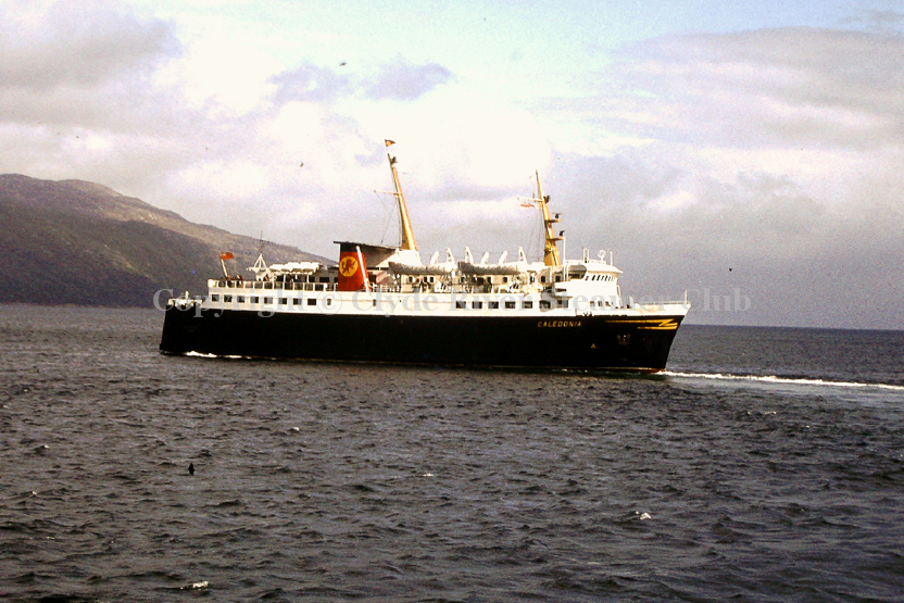 Caledonia - 5th September 1981 - CRSC : Clyde River Steamer Club