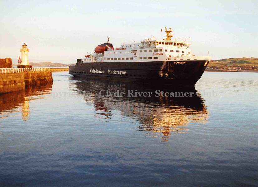 Clansman - 15th January 2000 - CRSC : Clyde River Steamer Club