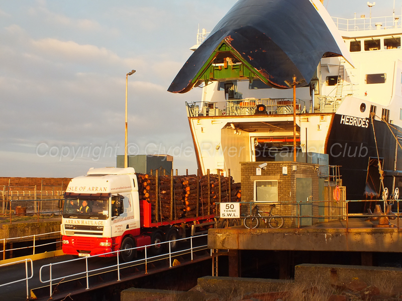 MV Hebrides at Ardrossan (Linda Rayner) - CRSC : Clyde River Steamer Club