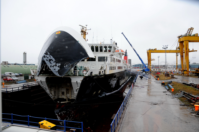 Isle of Lewis in dry-dock at Leith (Gordon Stirling) - CRSC : Clyde ...