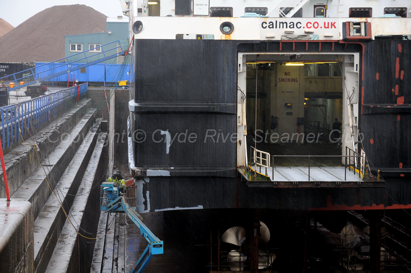 Isle of Lewis in dry-dock at Leith (Gordon Stirling) - CRSC : Clyde ...