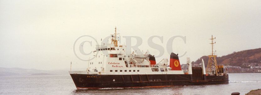 Claymore - CRSC : Clyde River Steamer Club